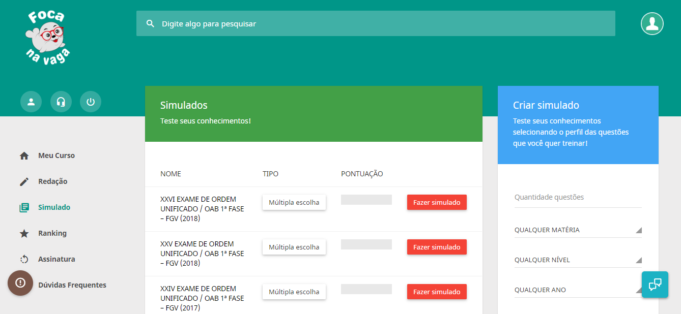 ENADE 2019 – Blog Foca na Vaga